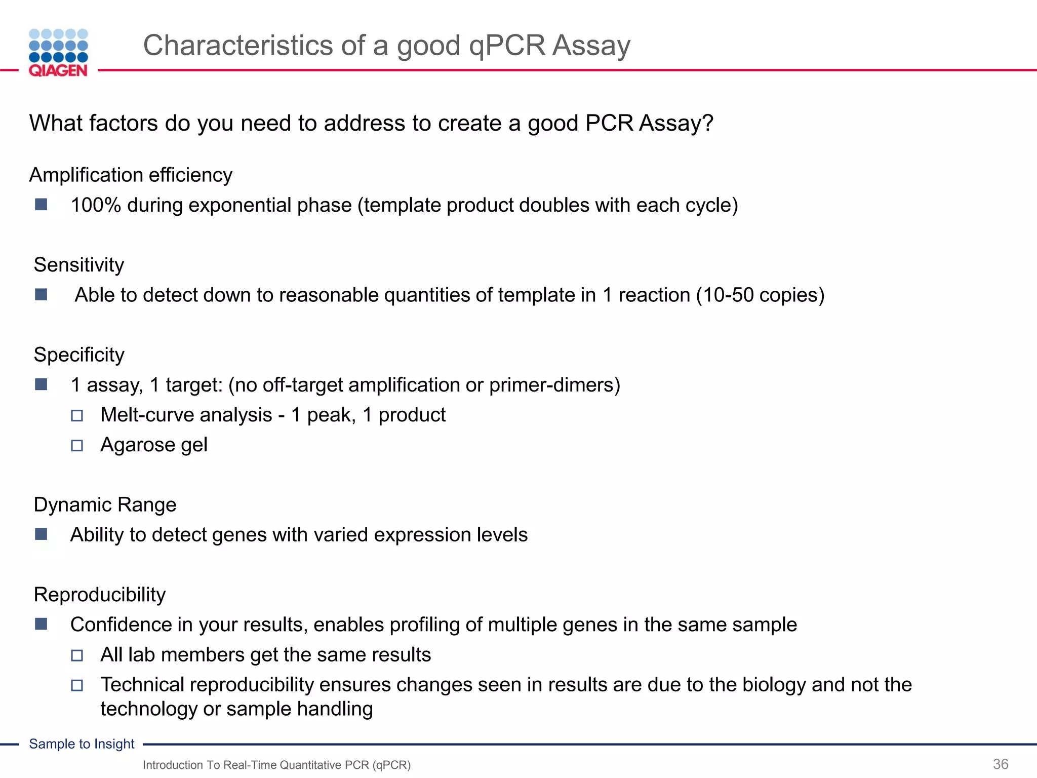 Introduction to real-Time Quantitative PCR (qPCR) - Download the slides ...