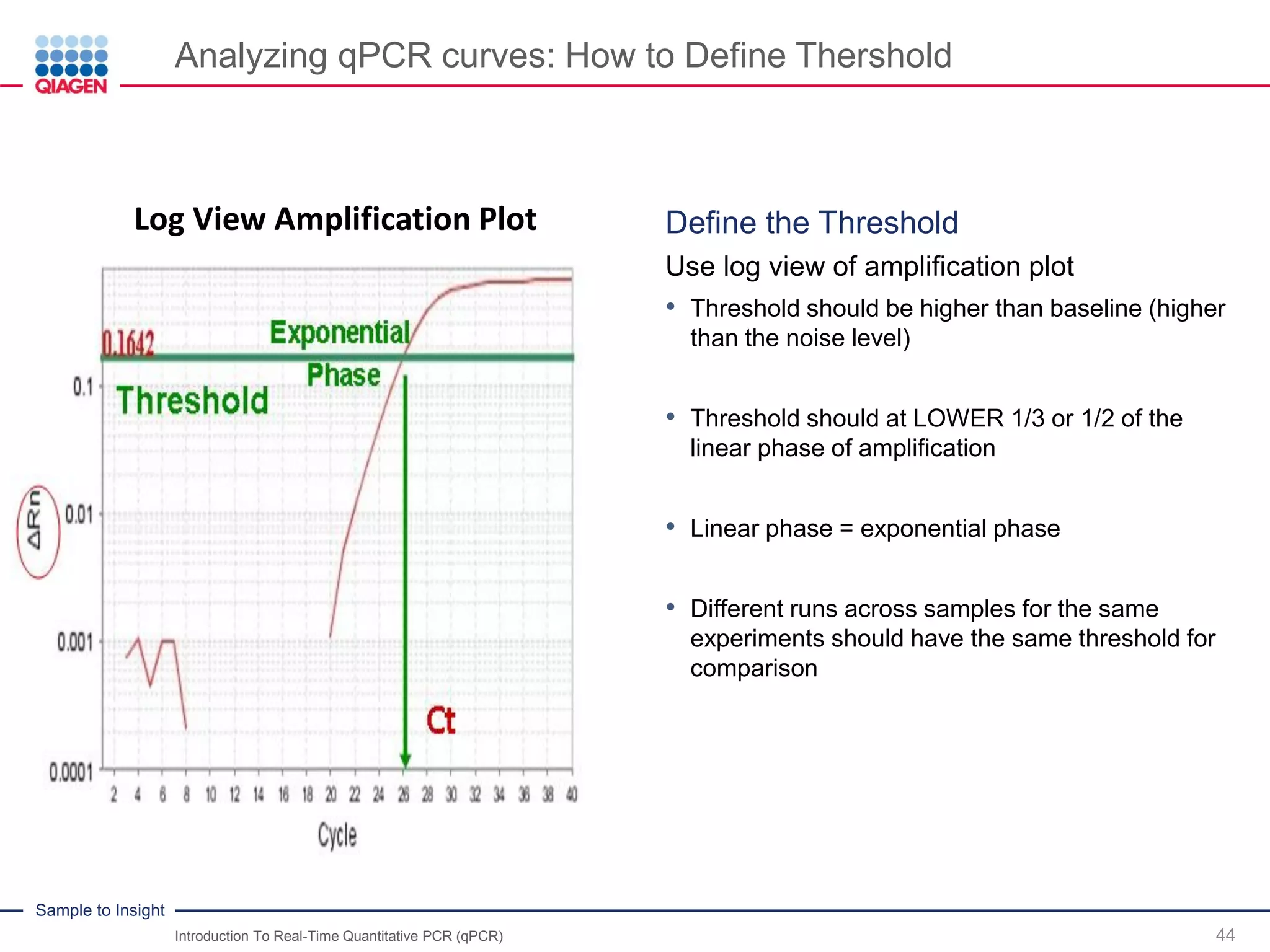 Introduction to real-Time Quantitative PCR (qPCR) - Download the slides ...