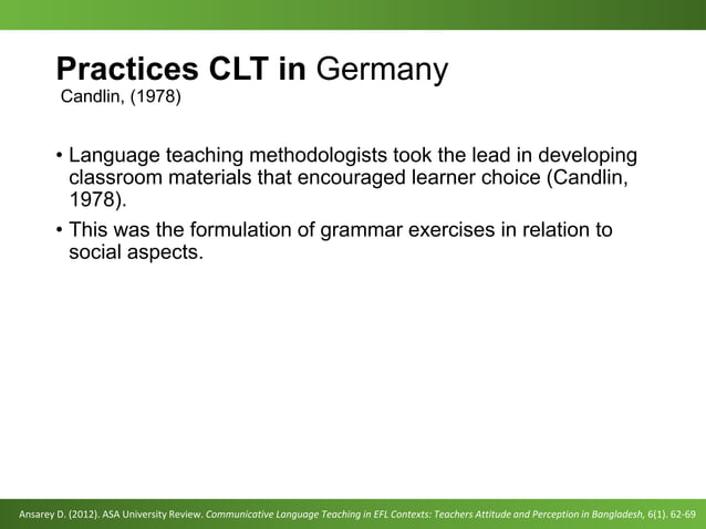 Communicative language method | PPTX | Education