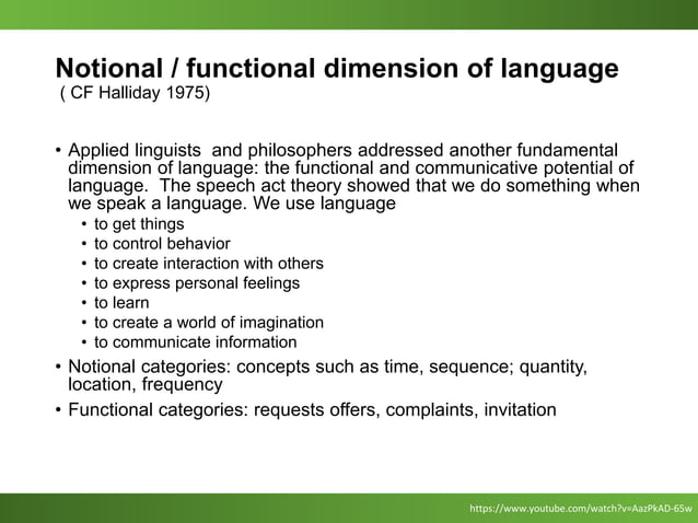 Communicative language method
