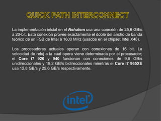 Bus Quick Path Interconnect [QPI] | PPTX