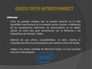 Bus Quick Path Interconnect [QPI] | PPTX