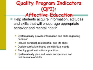 QPI: Academic & Affective Education | PPT