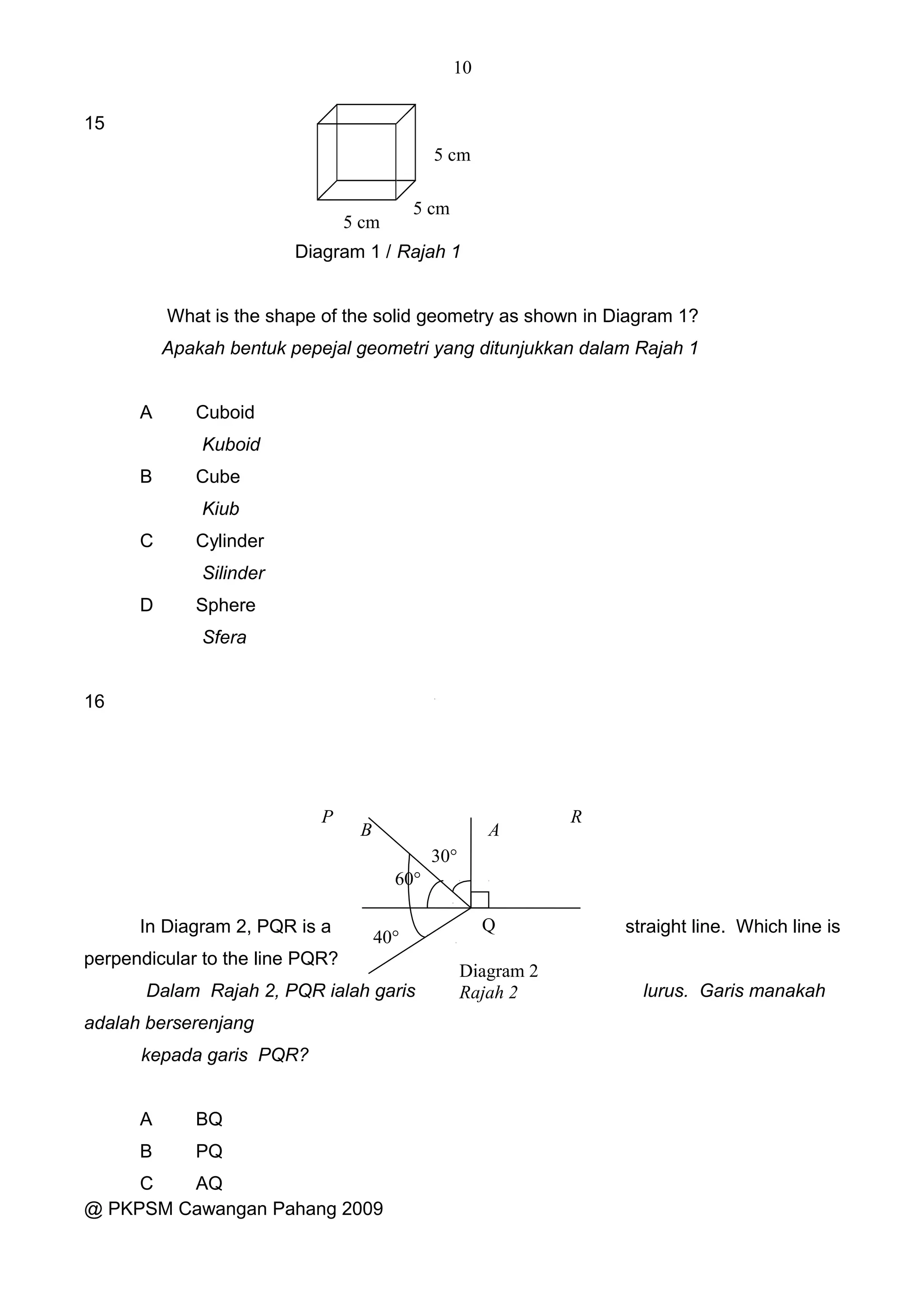 Qp matematik k1 ting 1 | DOC