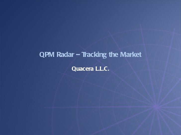 Qpm explanation slideshare ver