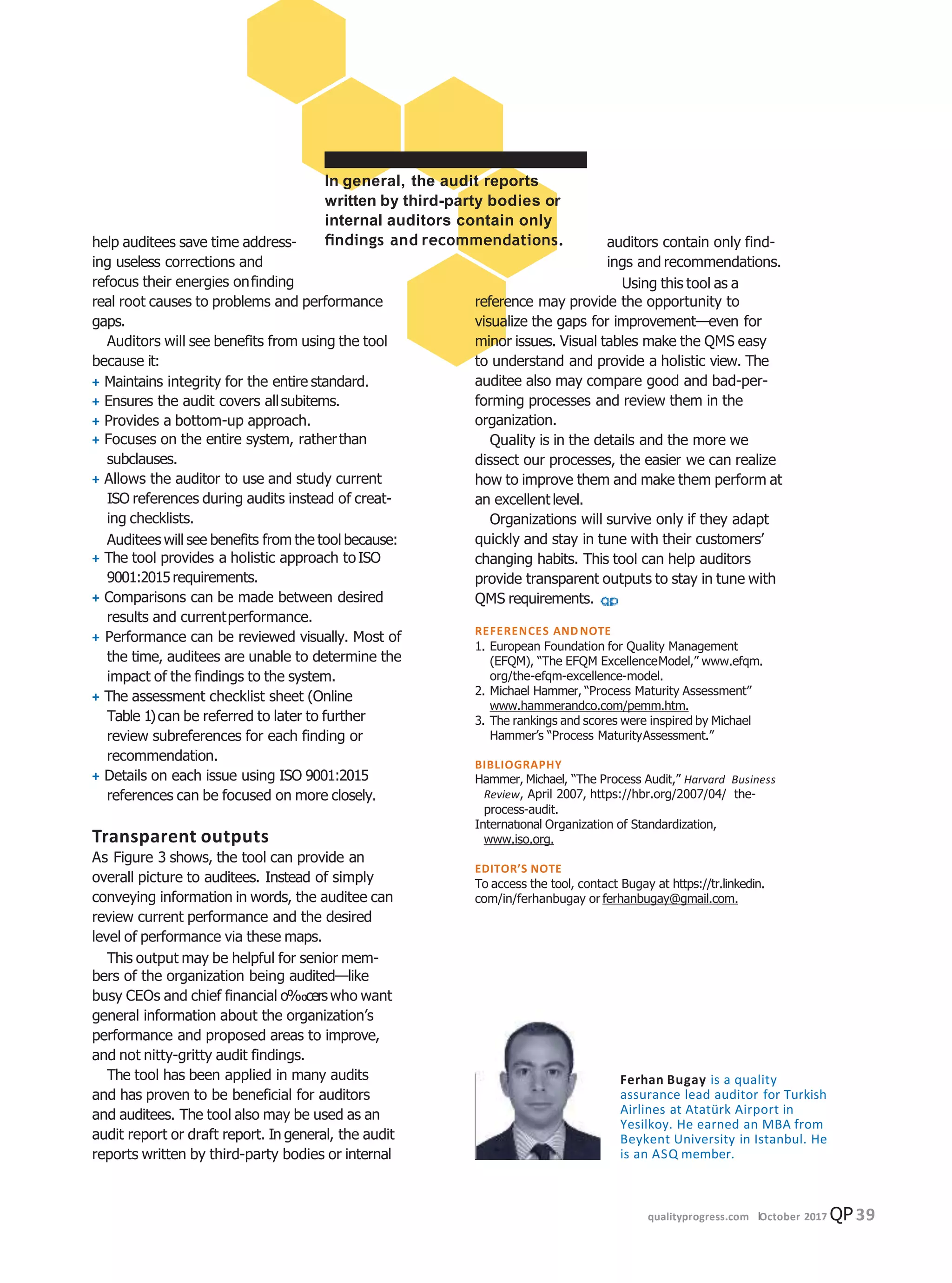 Quality Management System Assessment Tool | PPTX