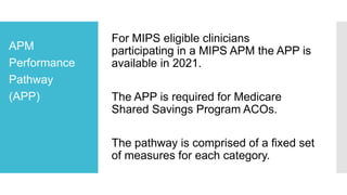 [Slideshow] MIPS 2021: Changes from the Final Rule | PPT
