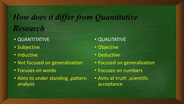 QUALITATIVE RESEARCH | PPT