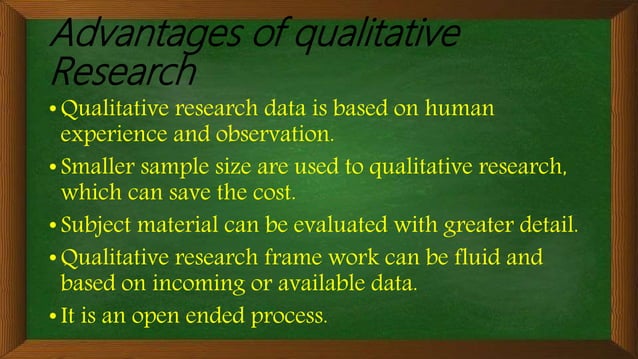QUALITATIVE RESEARCH | PPT
