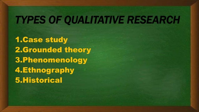 QUALITATIVE RESEARCH | PPT