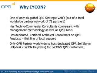 Qpr 8 Integrated Management System | PPT | Business | Business and Finance