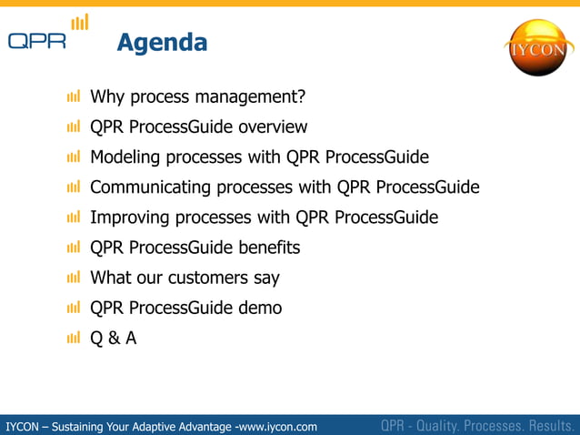 QPR Process Guide 8 | PPTX