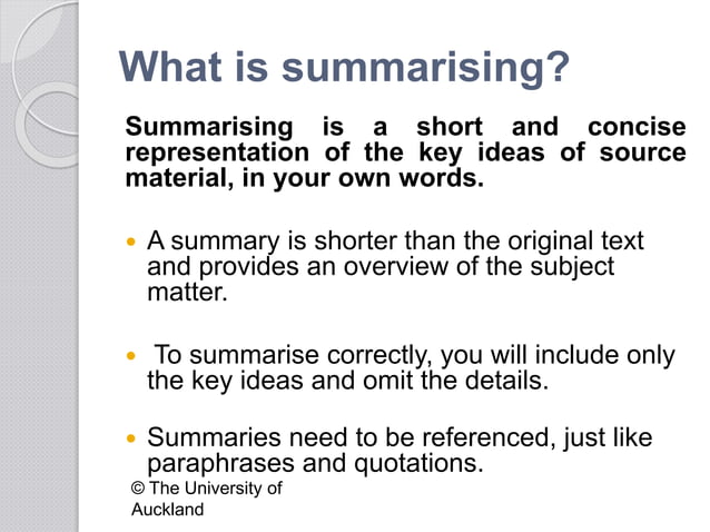Quoting, Paraphrasing and Summarizing | PPTX