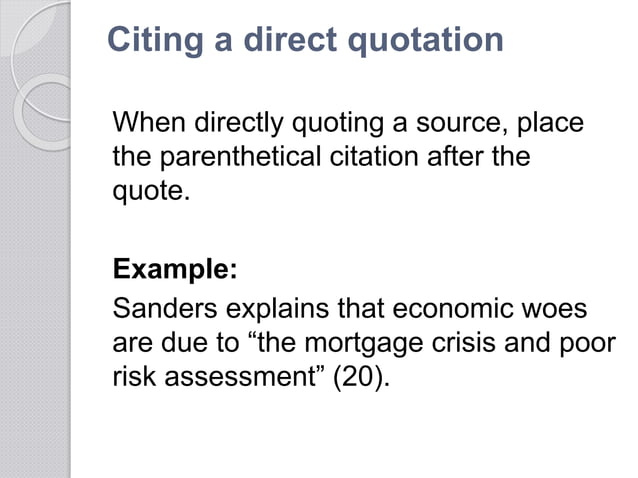 Quoting, Paraphrasing and Summarizing | PPTX