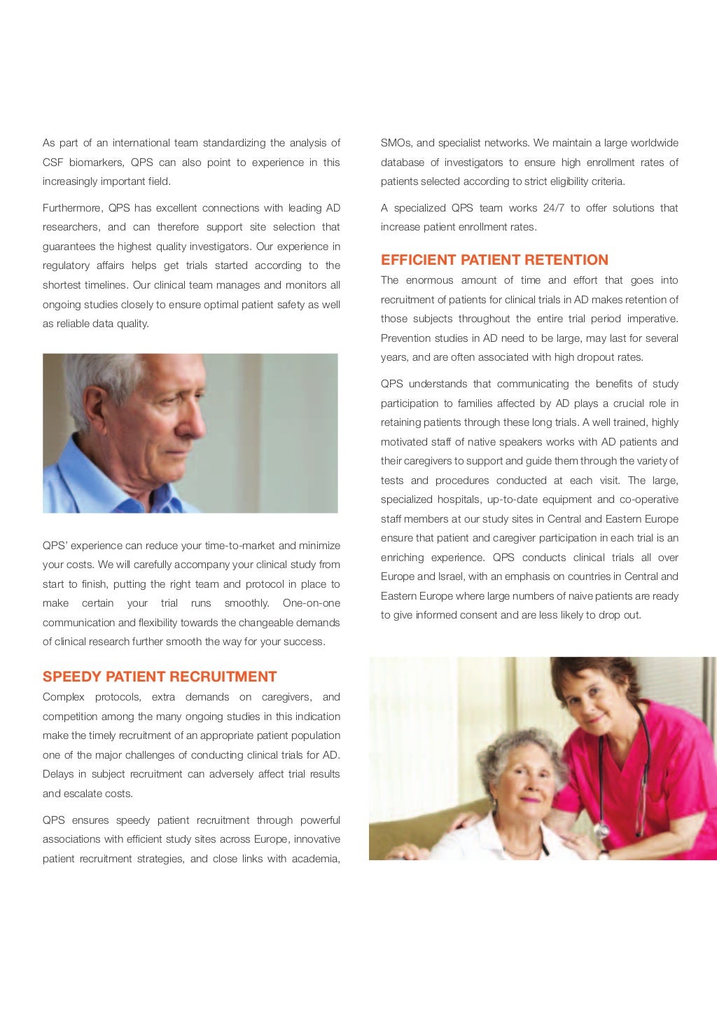 QPS Alzheimer s Brochure QPS Alzheimer s Brochure