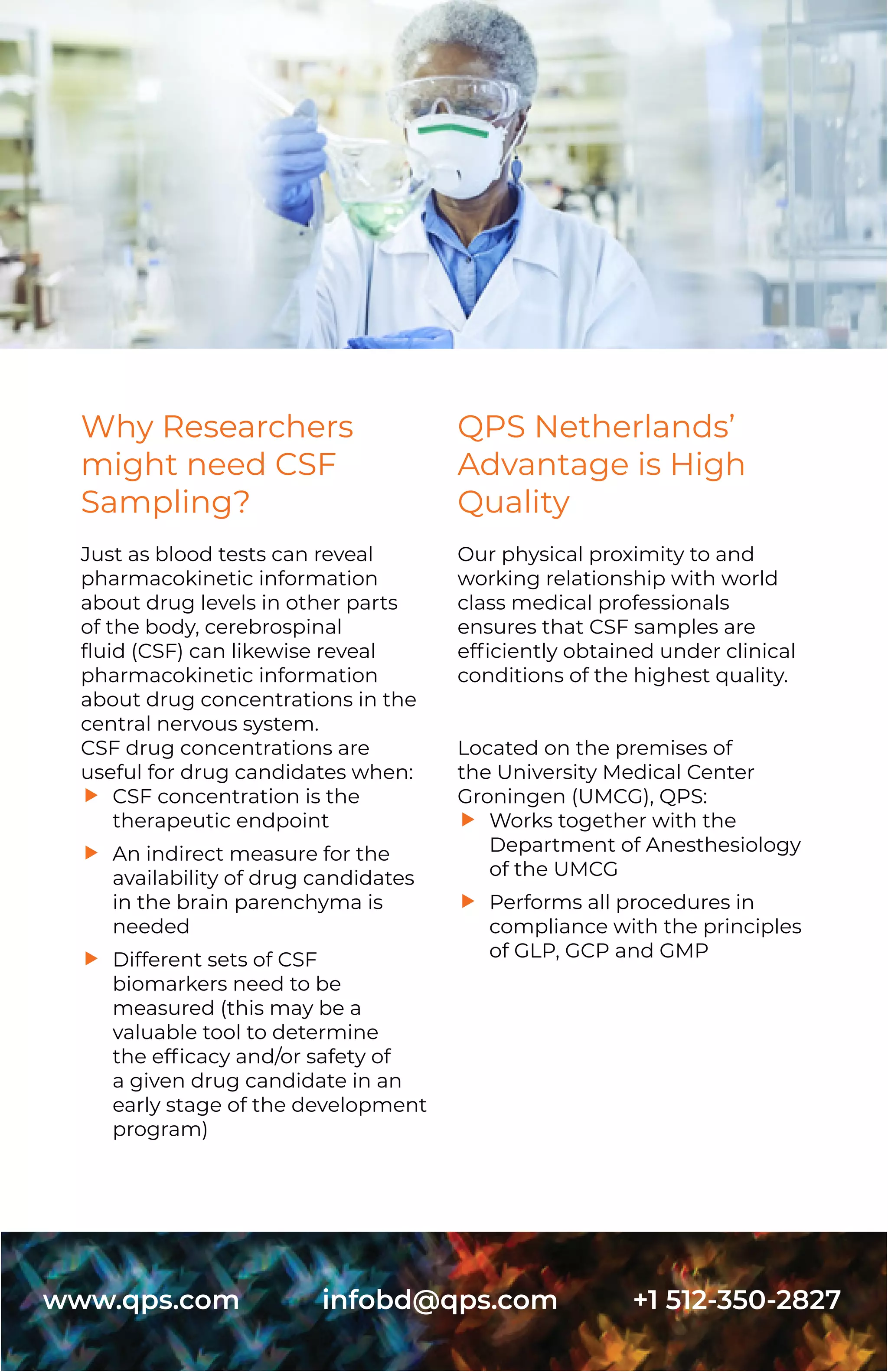 QPS CSF Sampling | PDF