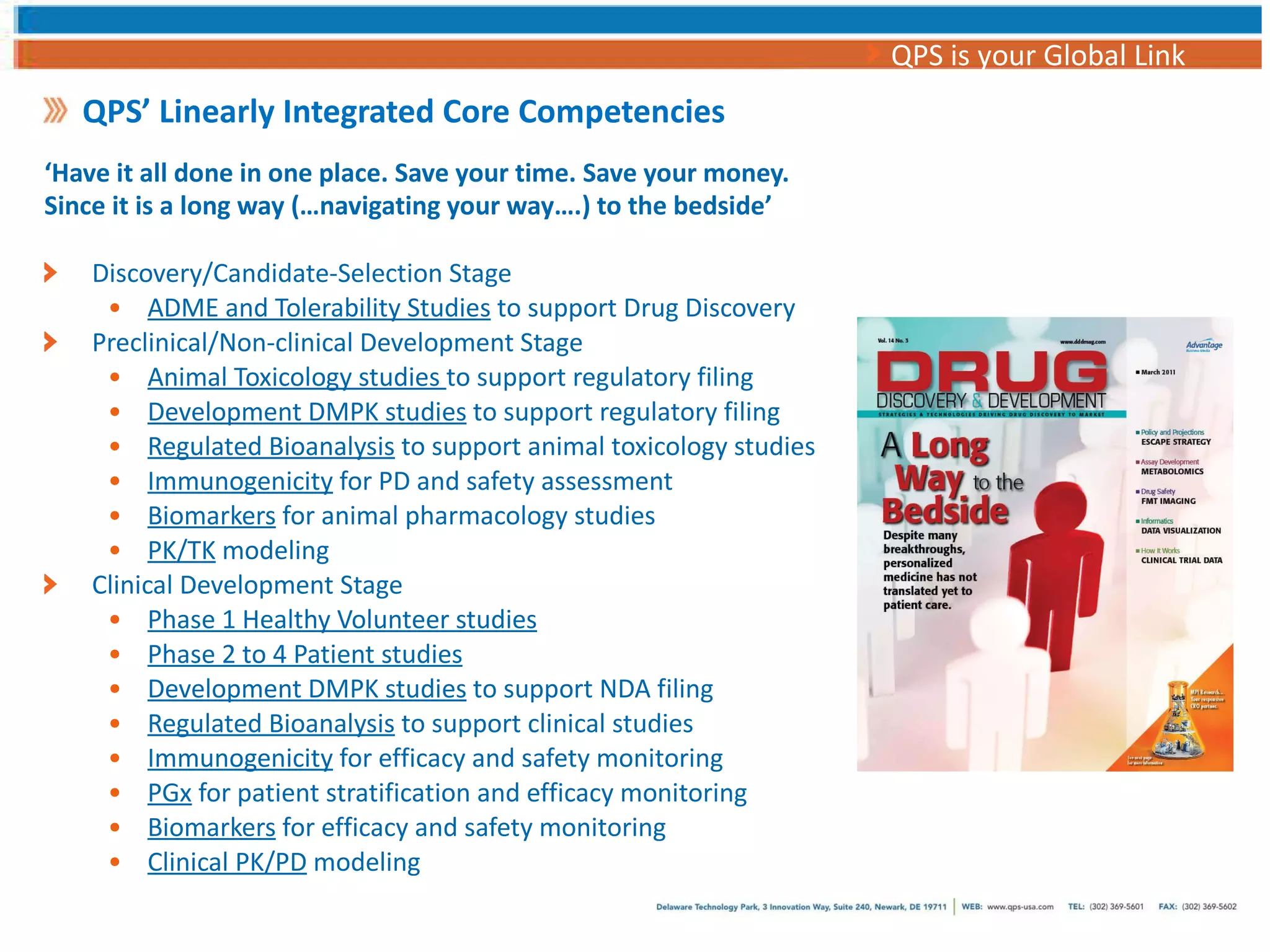 QPS Global Capabilities Presentation | PPT