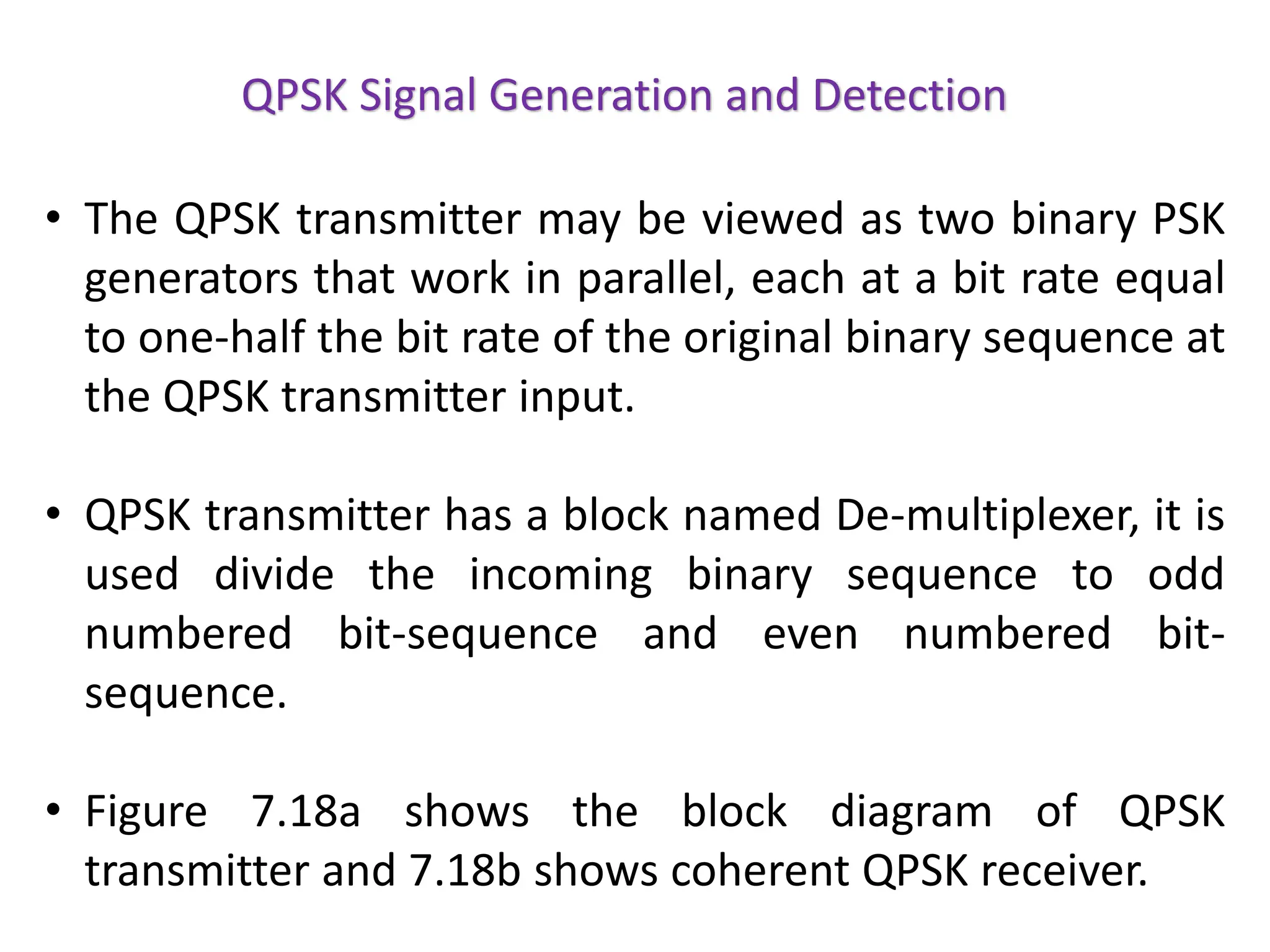 QPSK(quadrature phase shift keying) Introduction | PPTX