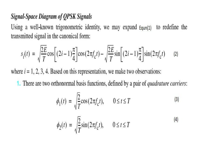 QPSK(quadrature phase shift keying) Introduction | PPTX