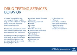 QPS Neuropharmacology Brochure | PDF