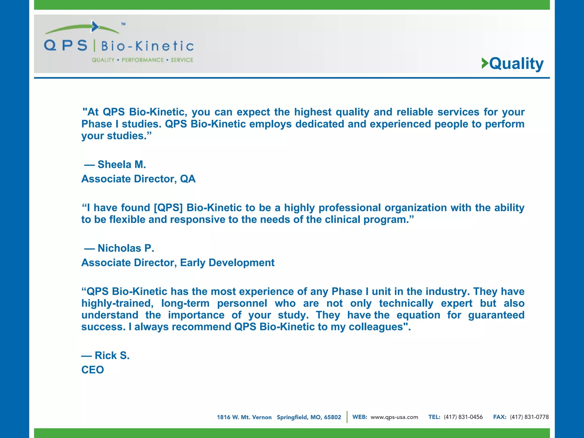 Qps Presentation | PPT