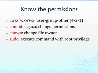 Get Started with Linux Management Command line Basic Knowledge | PPT