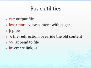 Get Started with Linux Management Command line Basic Knowledge | PPT
