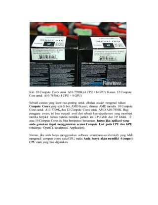 PEROSESOR AMD A10 | PDF