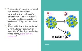 Angular Momentum & Parity in Alpha decay | PPTX
