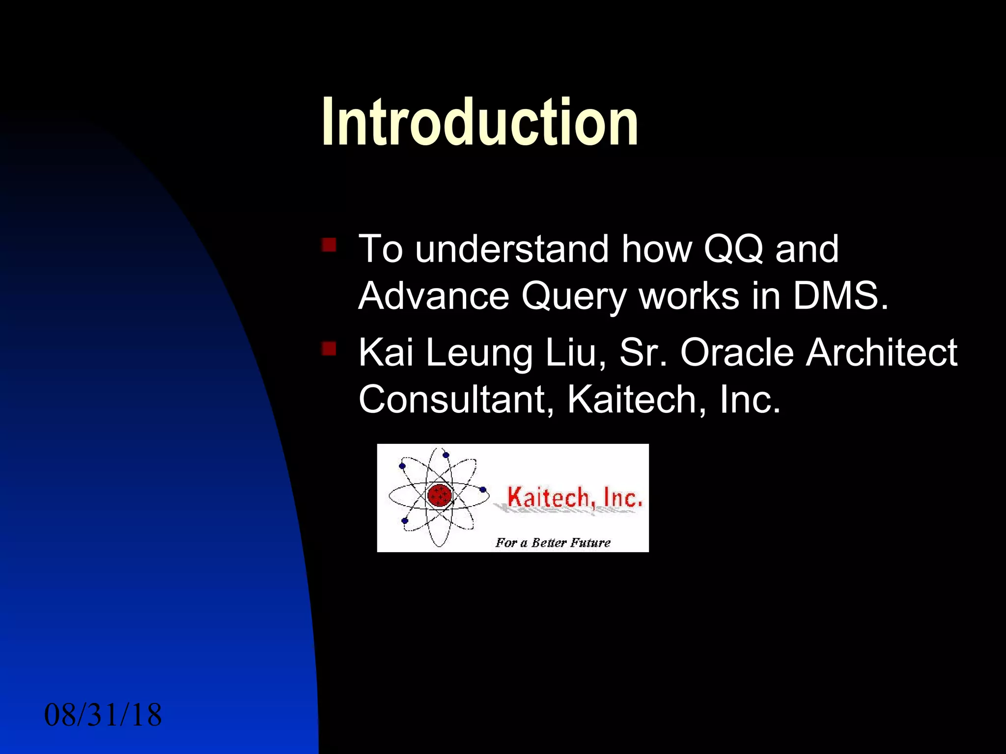 QQ and Advance query | PPT