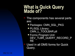 QQ and Advance query | PPT
