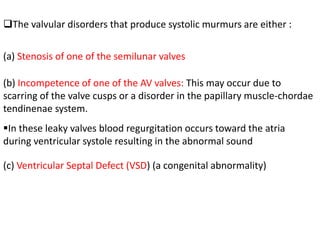 Murmurs | PPT | Heart and Cardiovascular Diseases | Diseases and Conditions