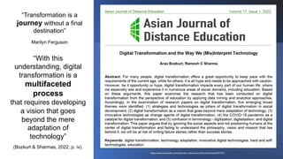 Exploring Digital Transformation: An Overview of Future Trends | PDF