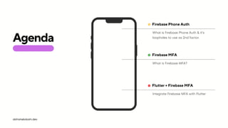 Flutter Firebase Firebase Multi-Factor Authentication(MFA) | PPT