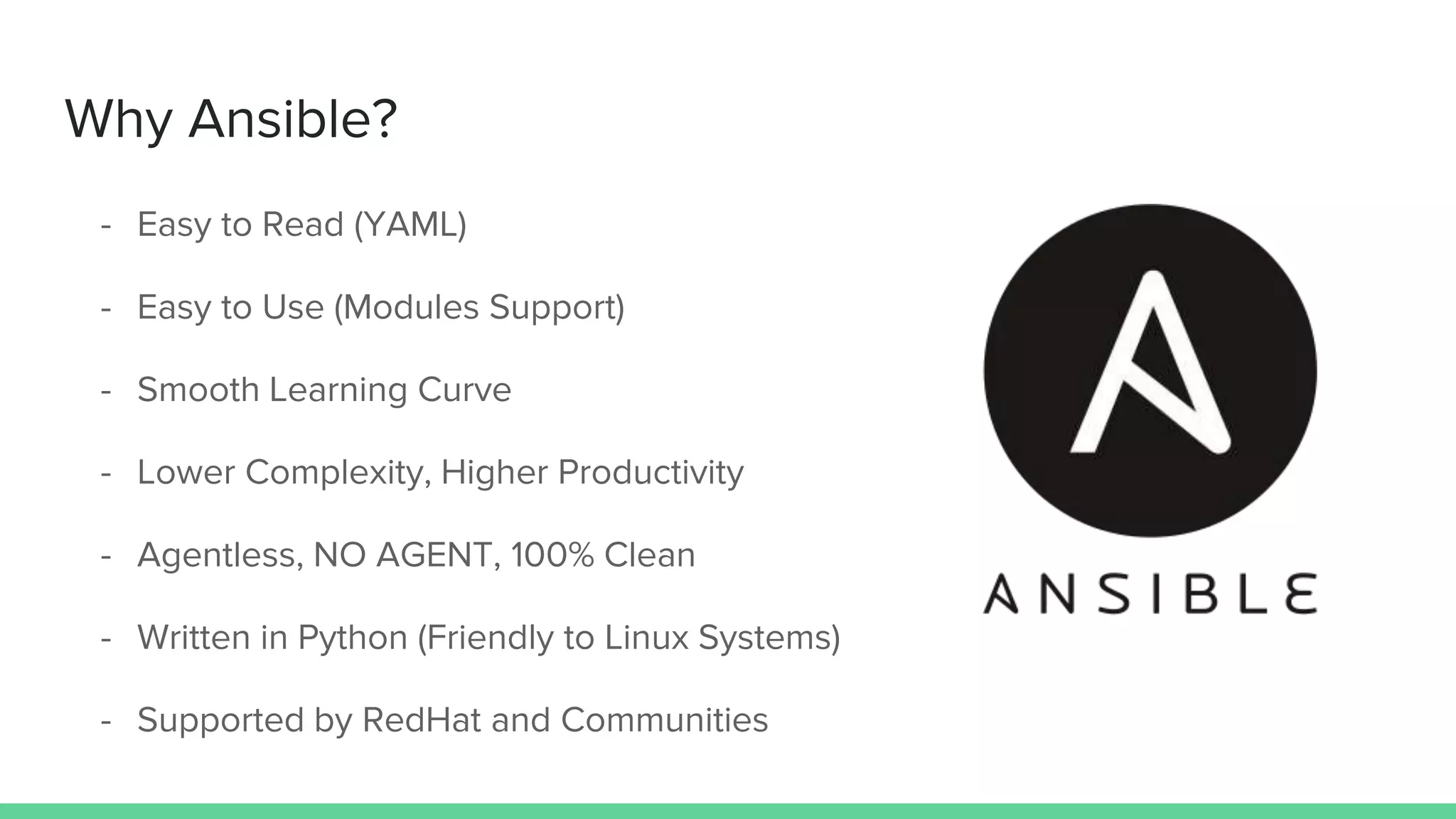 Ansible for beginners | PPTX