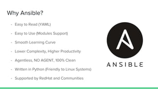 Ansible for beginners | PPTX