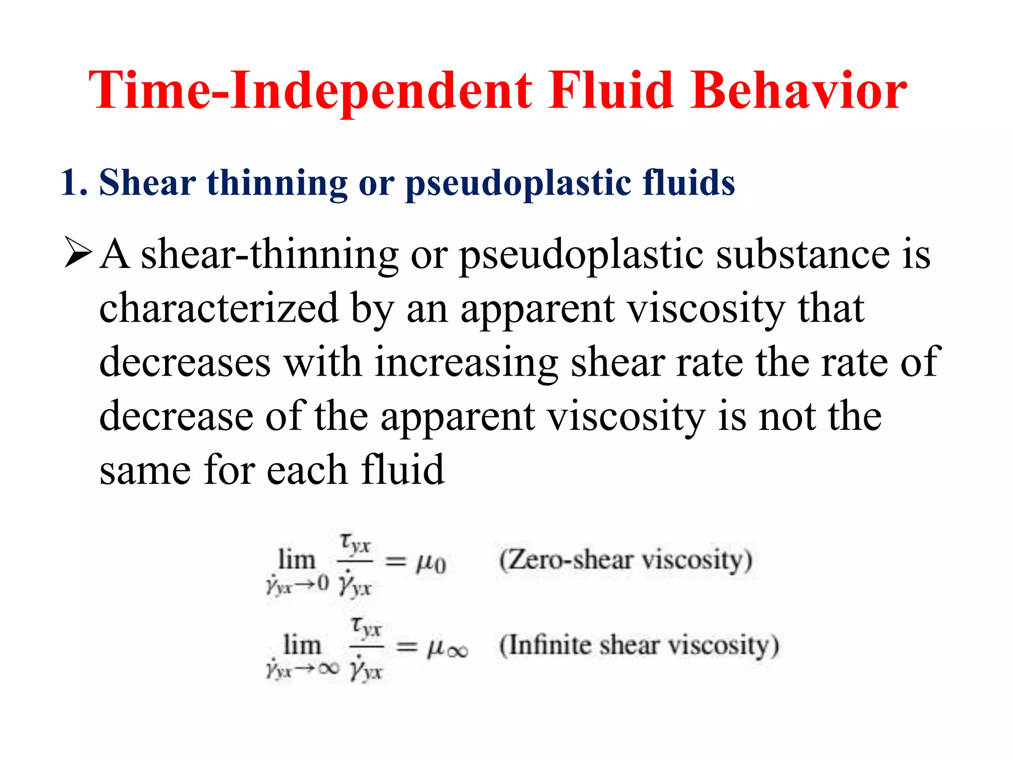 newtonian and non newtonian behaviour of fluids | PPTX