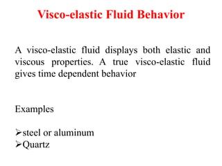 newtonian and non newtonian behaviour of fluids | PPTX