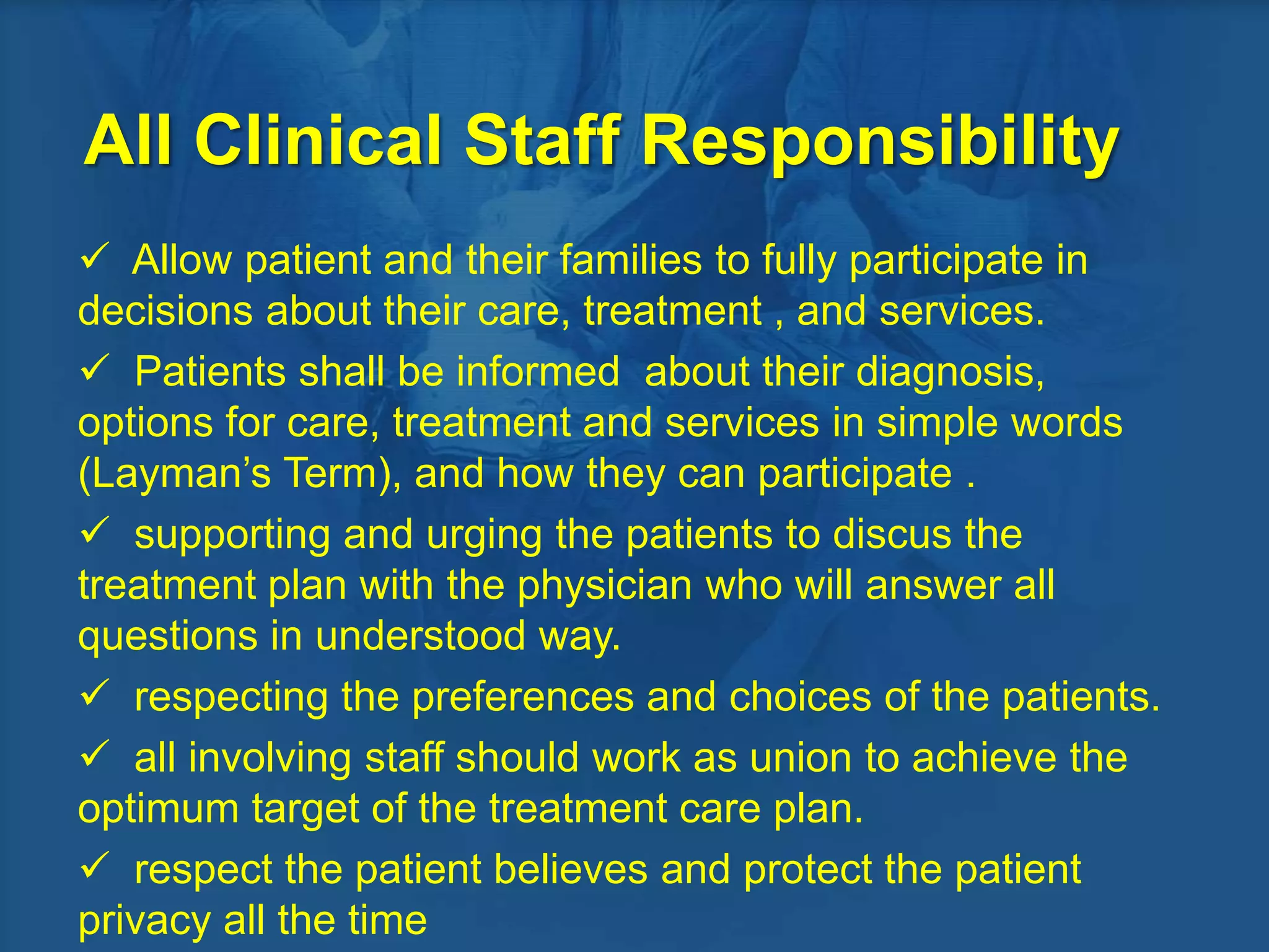 Managing Patient & Family Rights and Responsibilities | PPTX