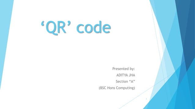 Quick Response Code (QR code) | PPT