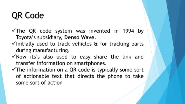 Quick Response Code (QR code) | PPT