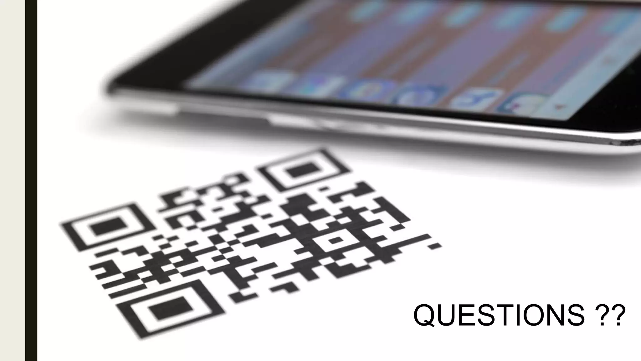 QR Code - Mobile readable Barcode | PPTX | Smartphones | Consumer ...