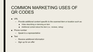 QR Code - Mobile readable Barcode | PPTX | Smartphones | Consumer ...