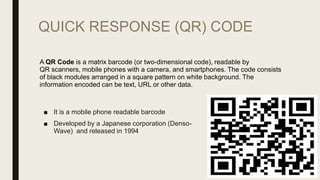 QR Code - Mobile readable Barcode | PPTX | Smartphones | Consumer ...