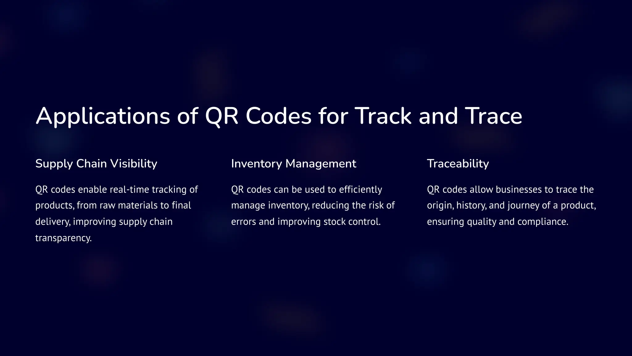 What is QR Track and Trace Technology in Delhi? | PDF