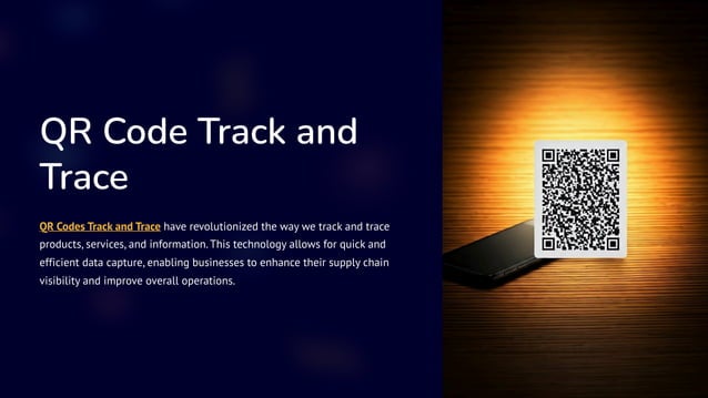 What is QR Track and Trace Technology in Delhi? | PPT