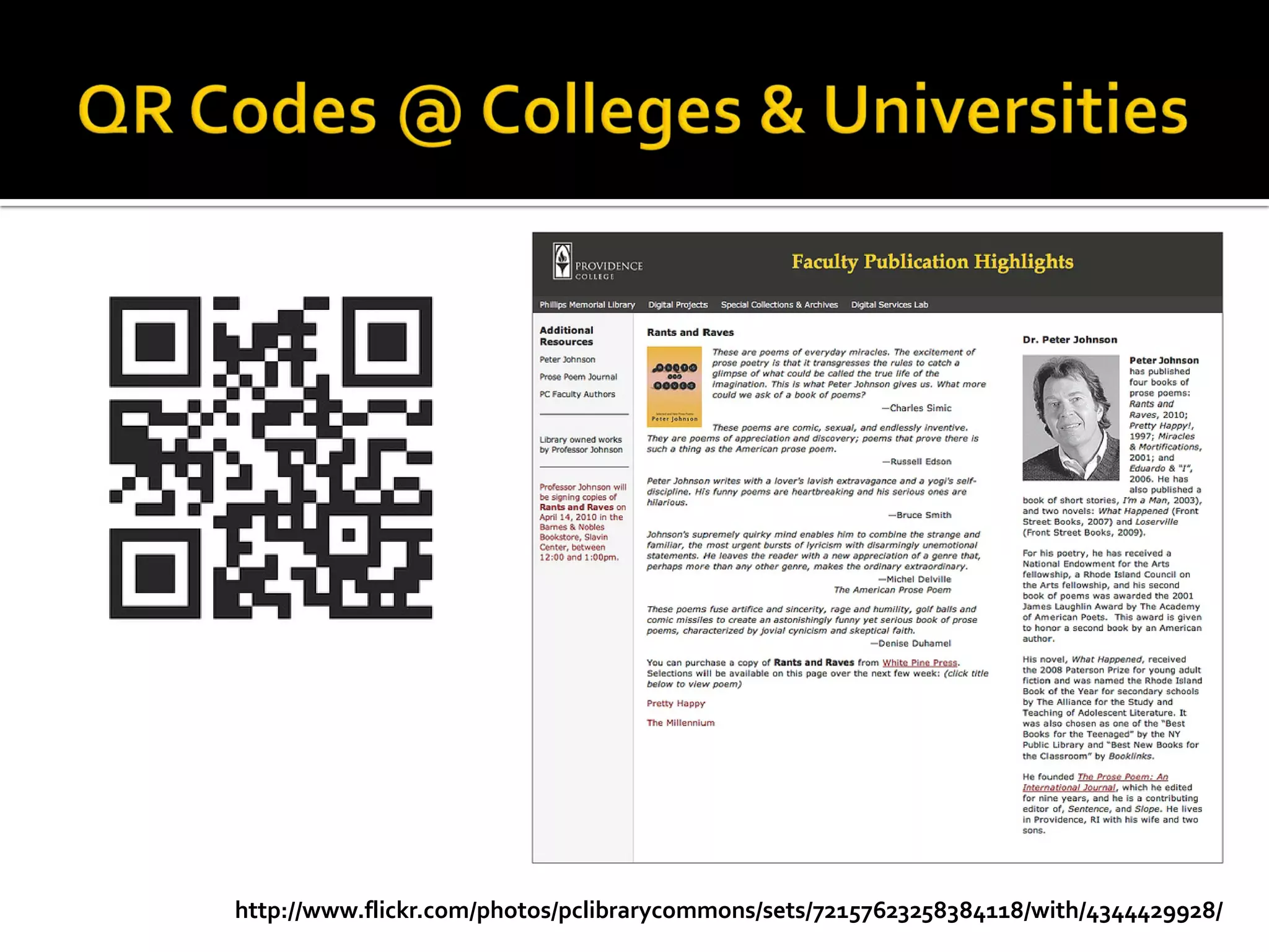 QR Codes on Campus