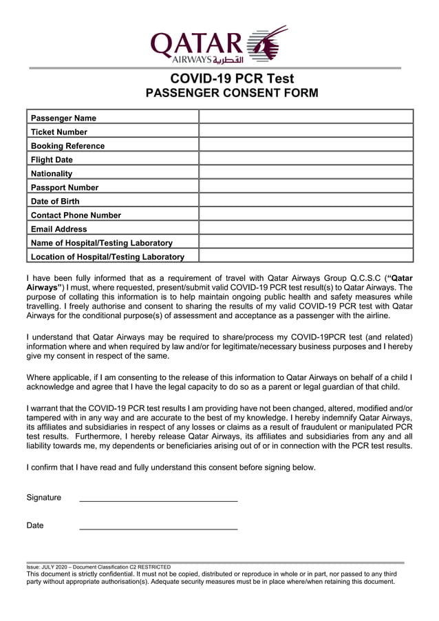 Qr consent-form-pcr | PDF
