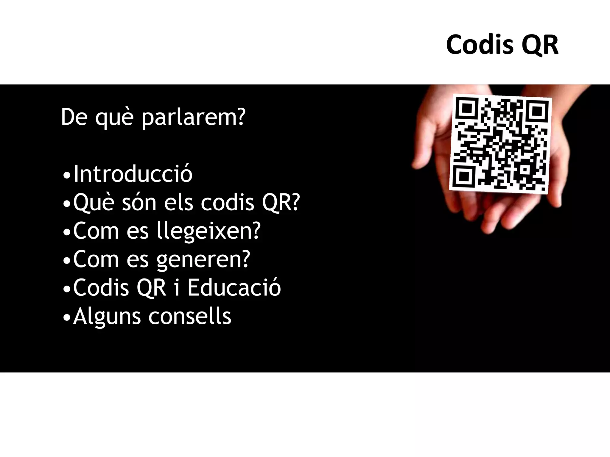 Codis QR usos didàctics | PPT