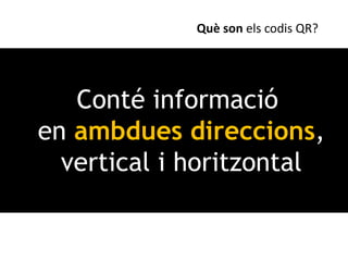 Codis QR usos didàctics | PPT